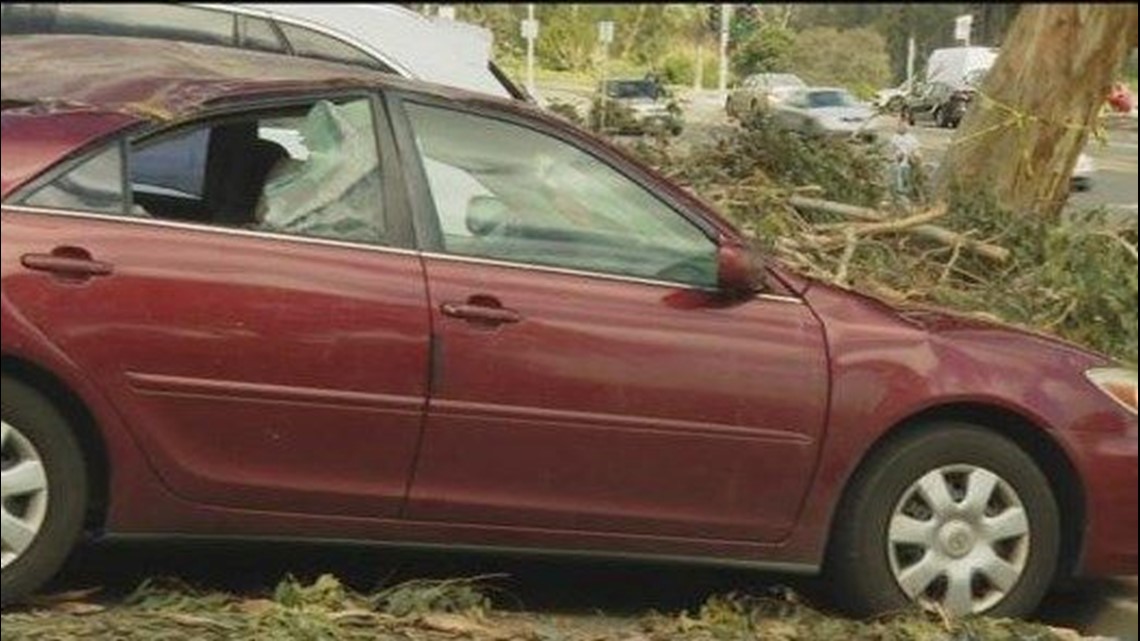 Car survives two natural disasters and gets totaled in San Diego | cbs8.com