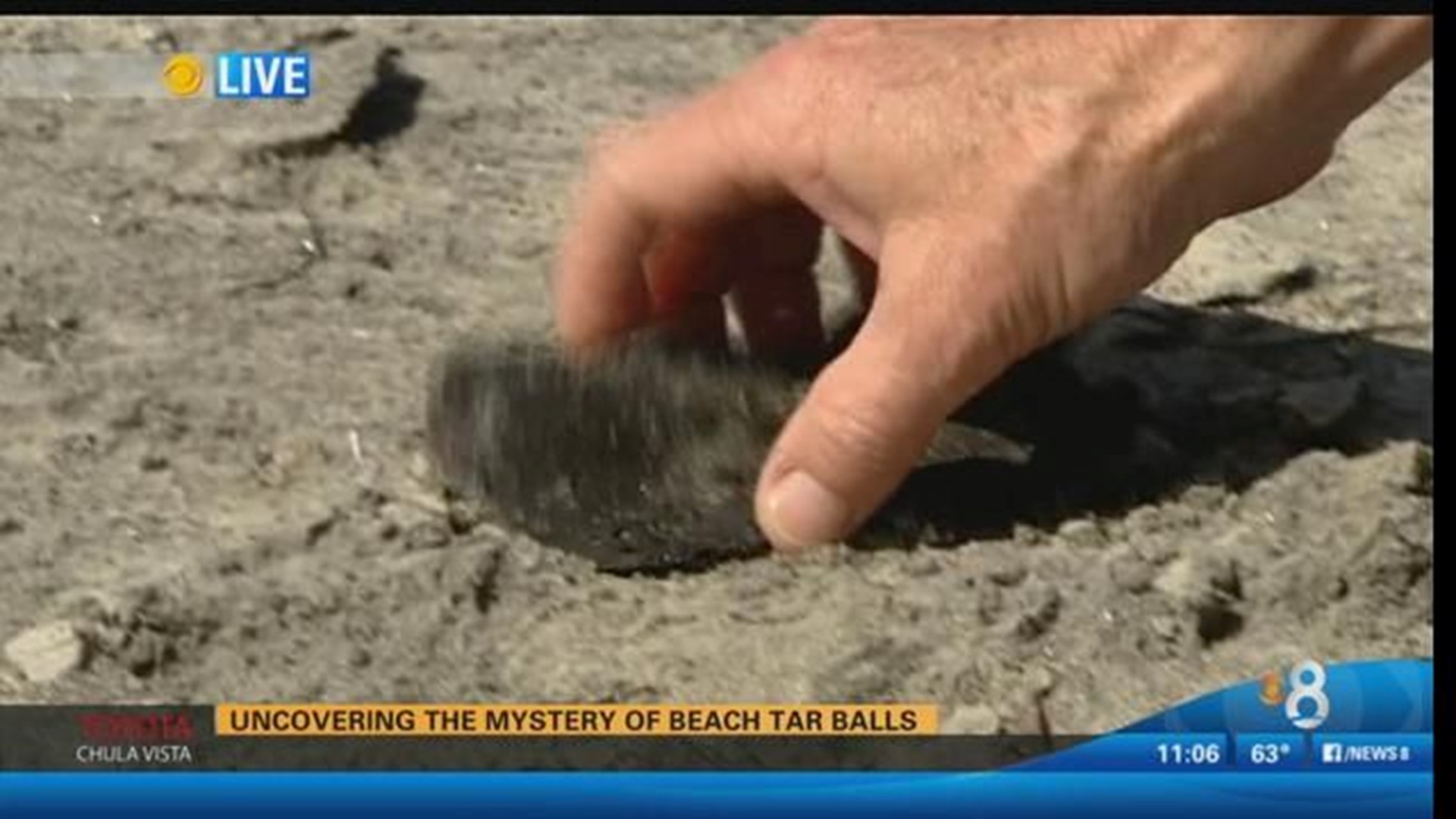 Uncovering the mystery of beach tar balls | cbs8.com