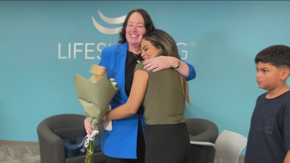 Mother of kidney donor and recipient unite in San Diego | cbs8.com