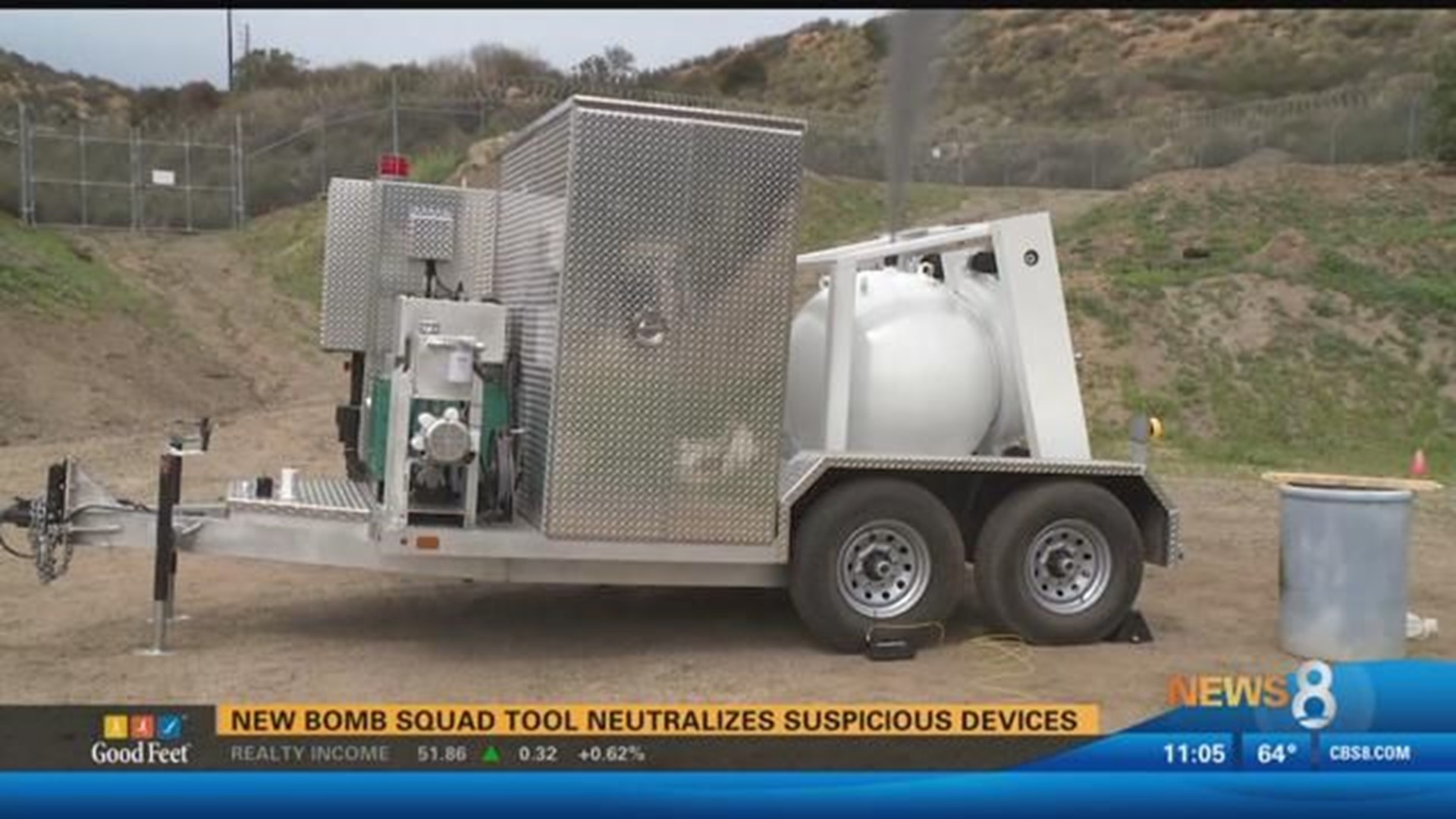 New bomb squad tool neutralizes suspicious devices | cbs8.com