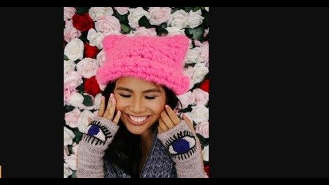 Turning pink hats into a symbol of female empowerment | cbs8.com