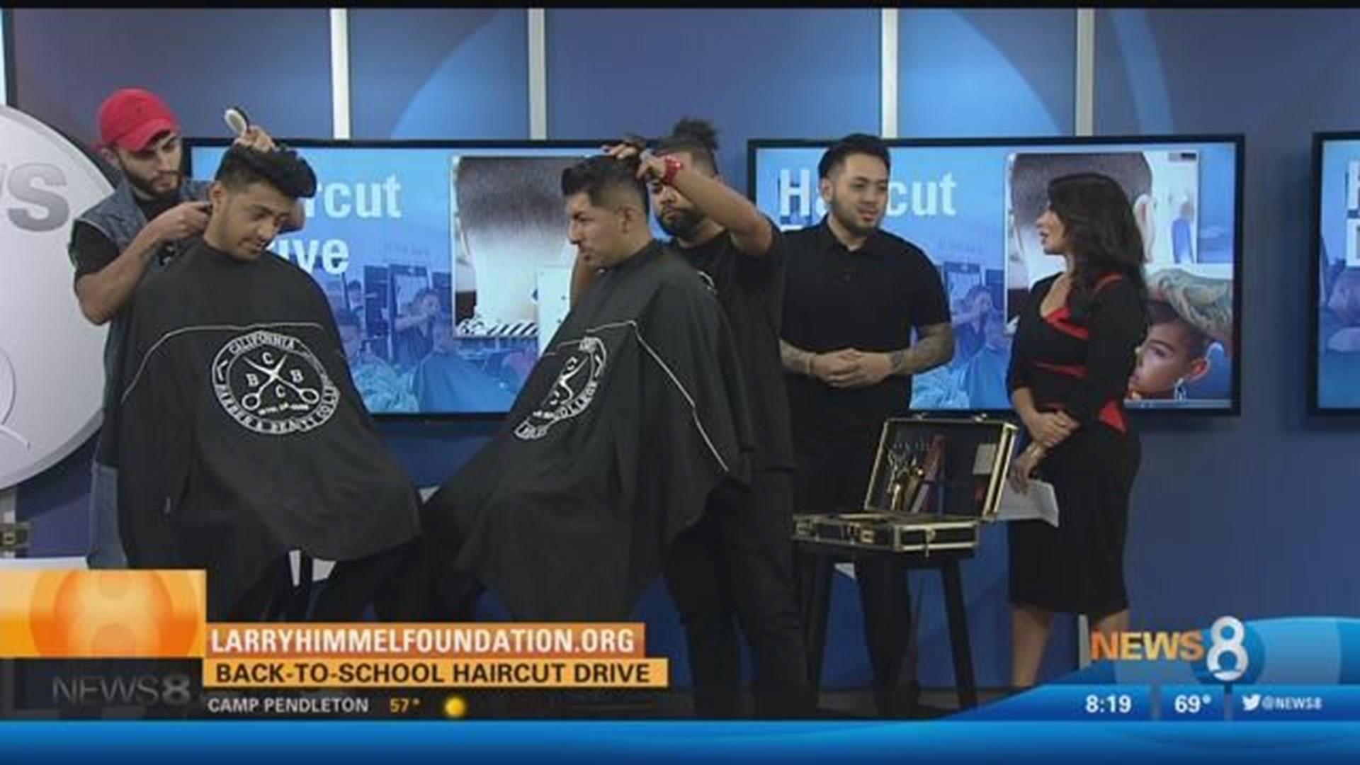 Larry Himmel Foundation: Back to school haircuts | cbs8.com