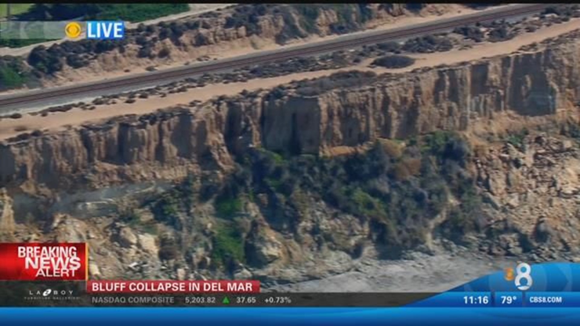 Bluff collapse in Del Mar | cbs8.com