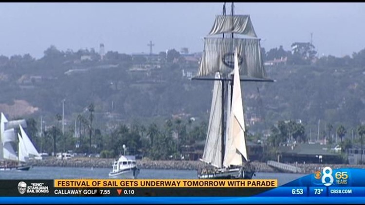 Festival of Sail kicks off with parade | cbs8.com