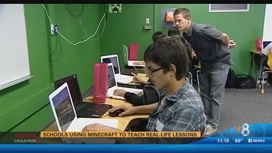 Schools using Minecraft to teach real-life lessons | cbs8.com