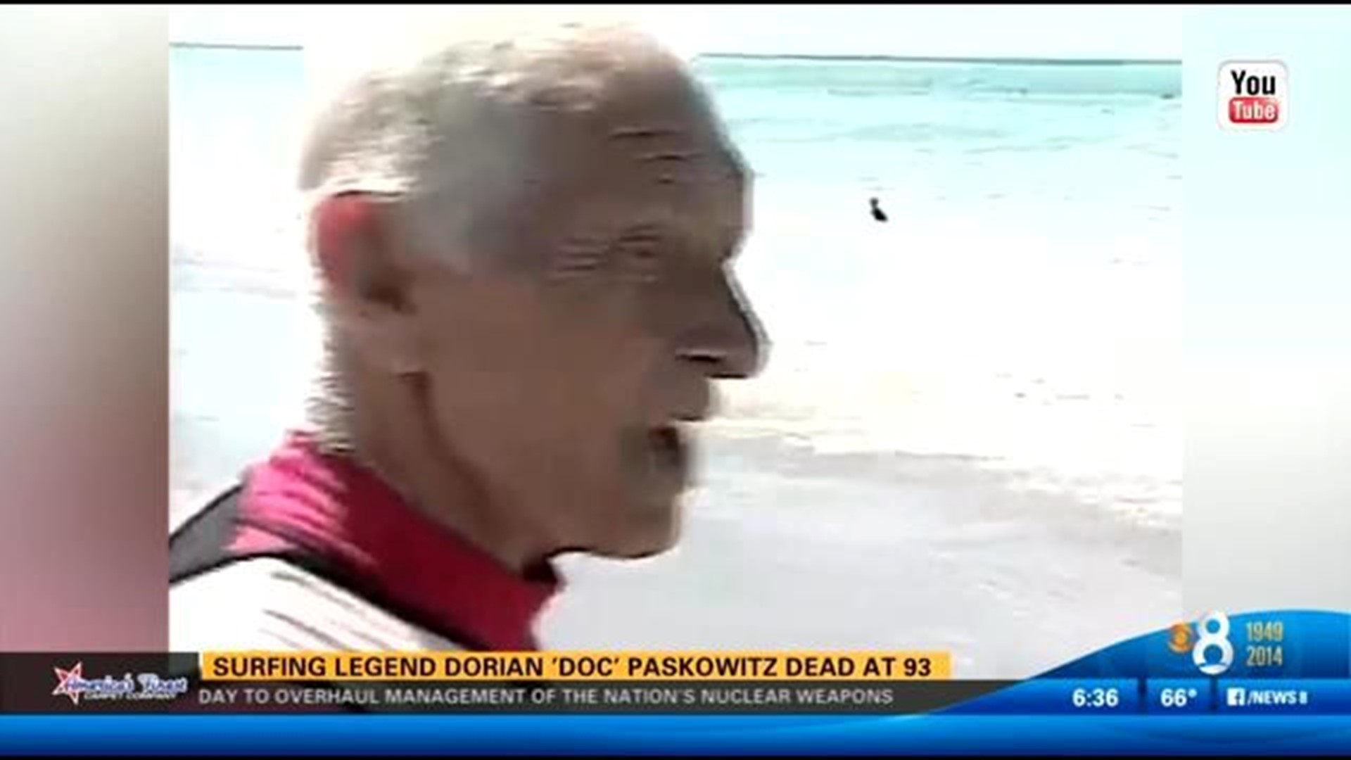 Surfing legend Dorian "Doc" Paskowitz dead at 93 | cbs8.com