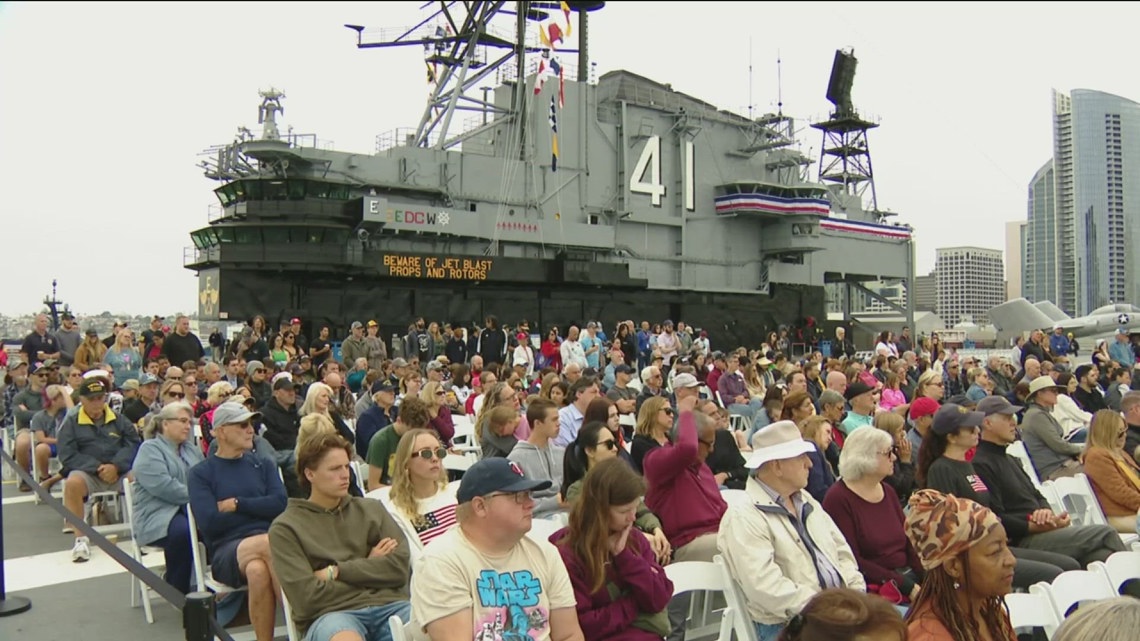USS Midway Memorial Day ceremony 2024 | cbs8.com