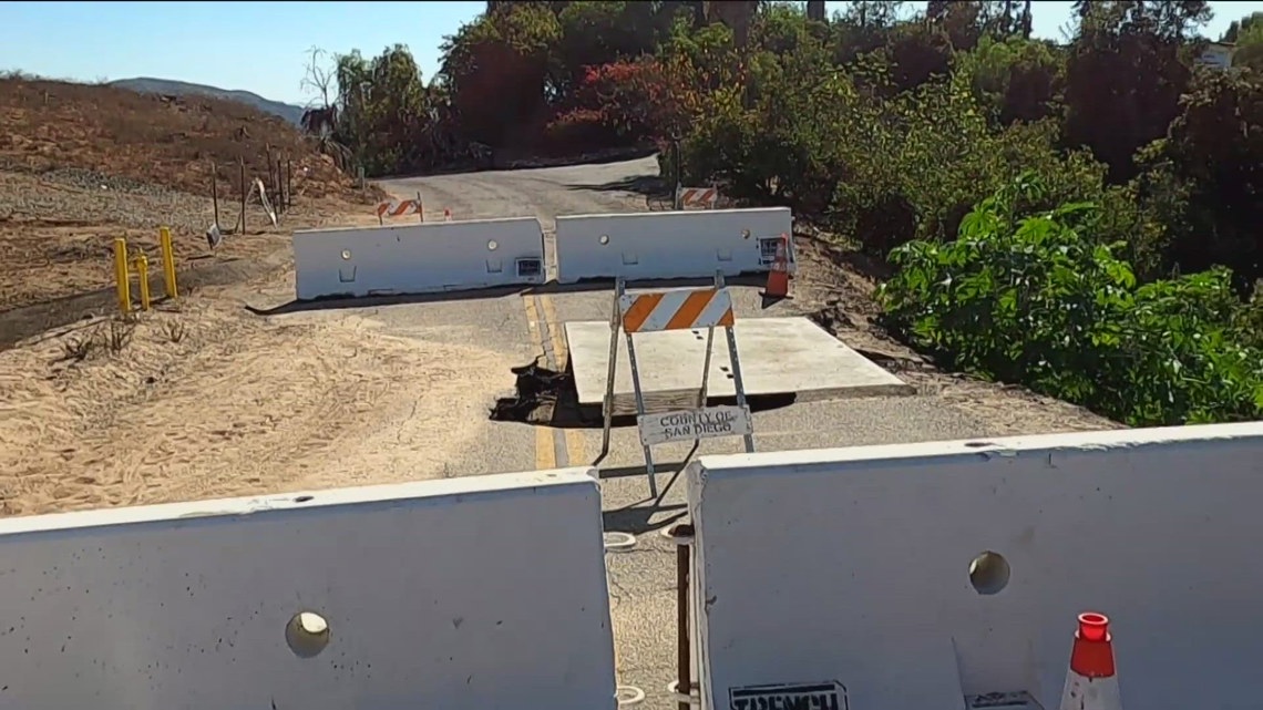 Fallbrook residents say road construction hinders fire evacuation ...