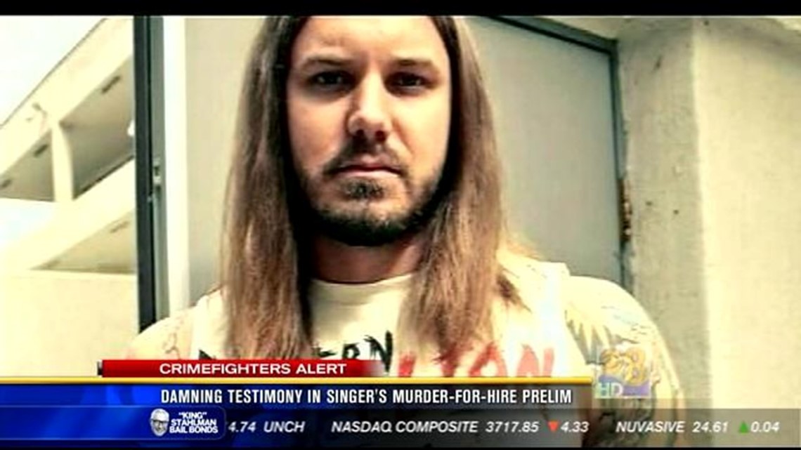 Damning testimony in singer's murder-for-hire prelim | cbs8.com