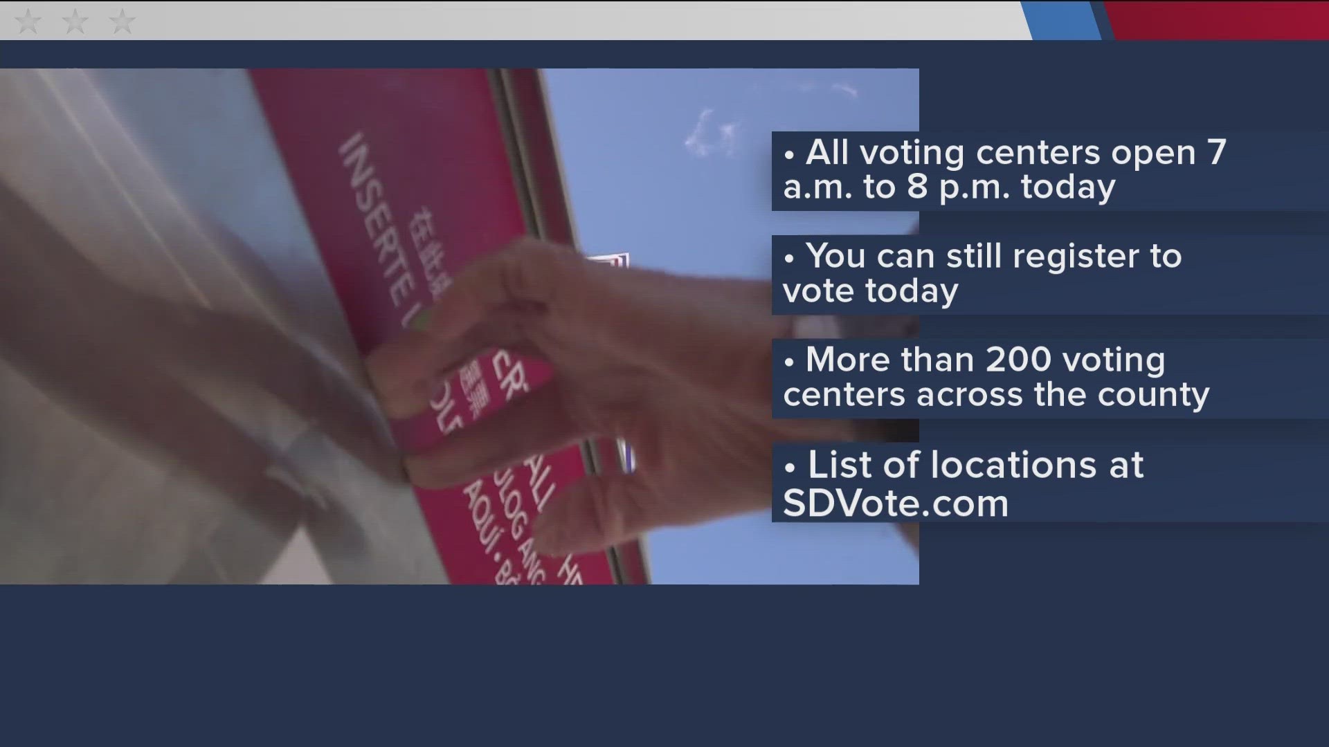 San Diegans head to the polls for California Primary Elections | cbs8.com