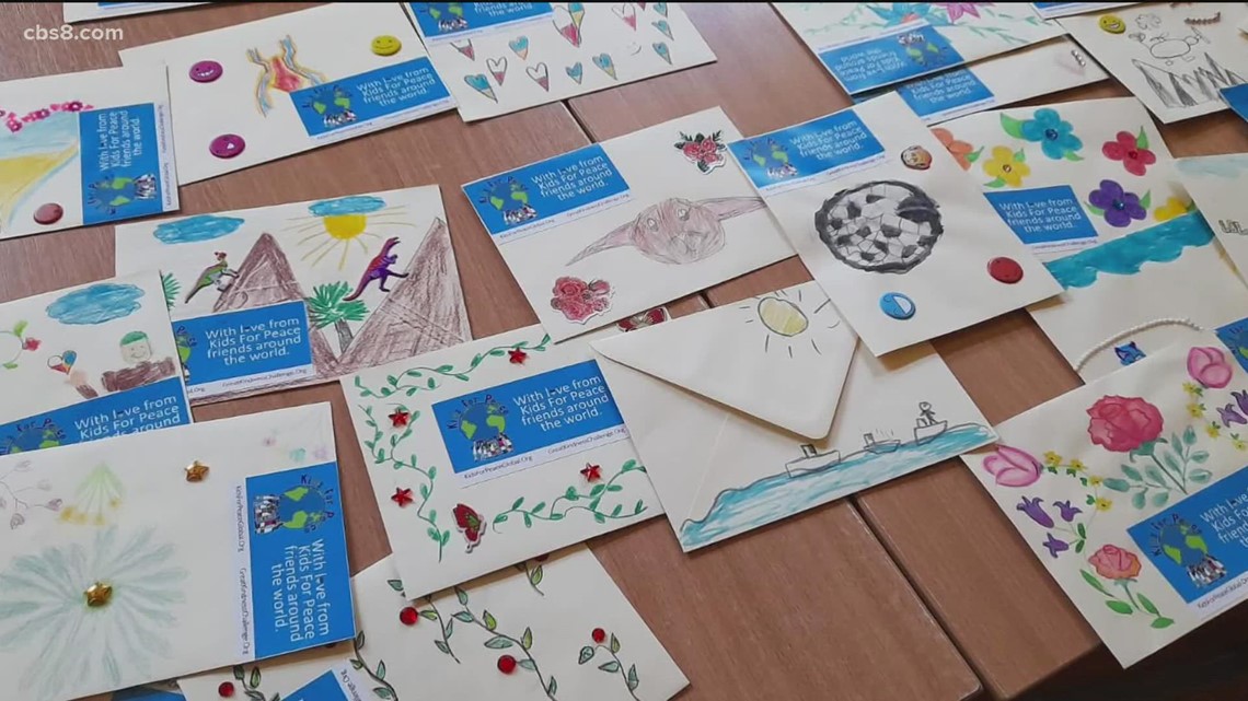 SD children join global effort to show love for Ukraine | cbs8.com