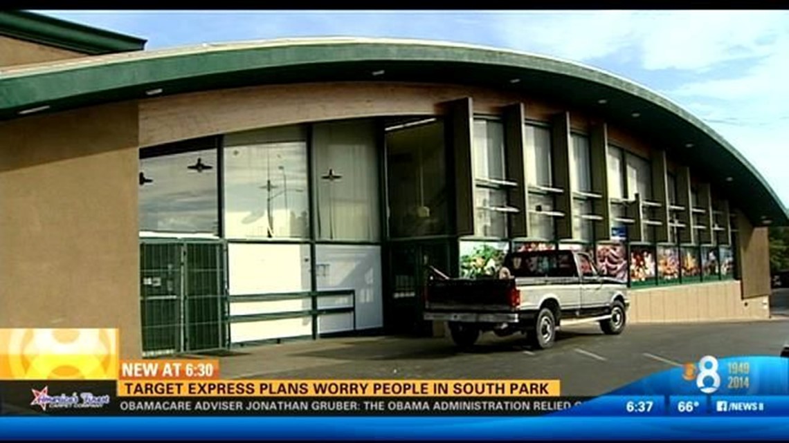 Target Express plans worry people in South Park | cbs8.com