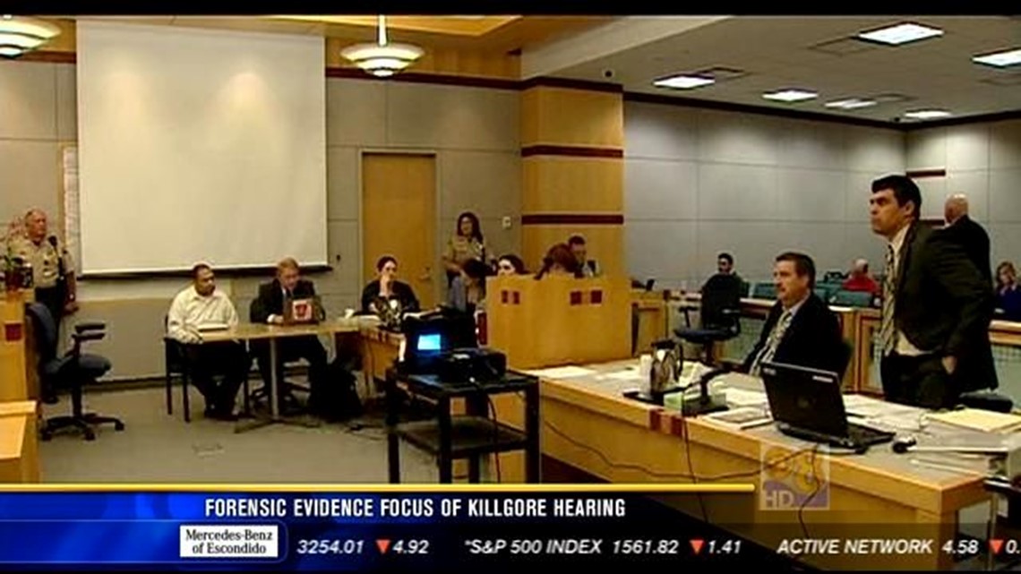 Forensic evidence focus of Killgore hearing | cbs8.com