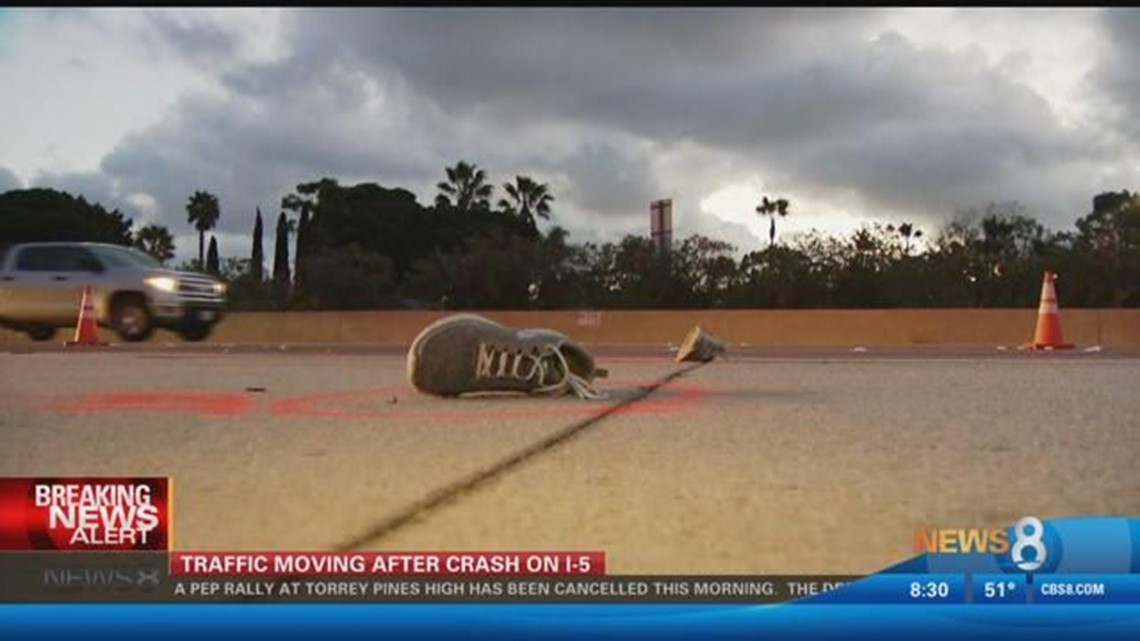 Traffic moving after deadly crash on Interstate 5 | cbs8.com