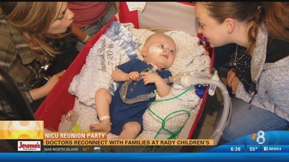Doctors reconnect with families at Rady Children's NICU reunion party ...