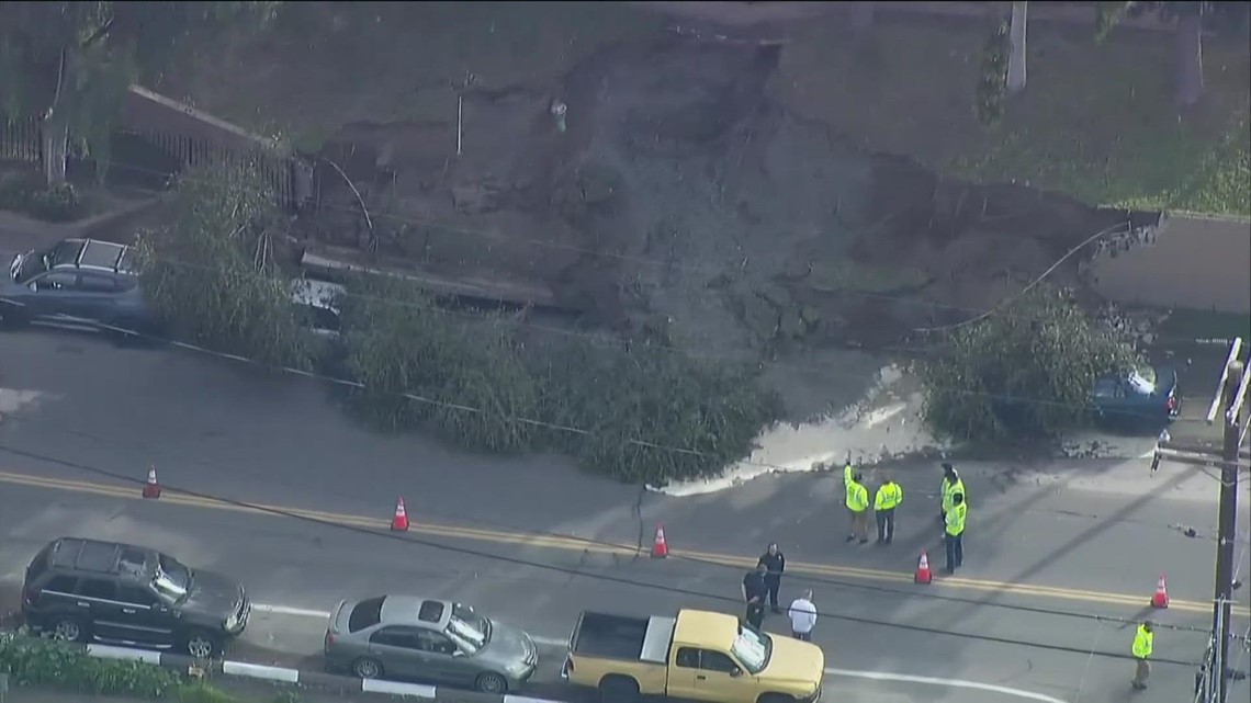 Hillside collapses in Vista; residents displaced and cars crushed ...