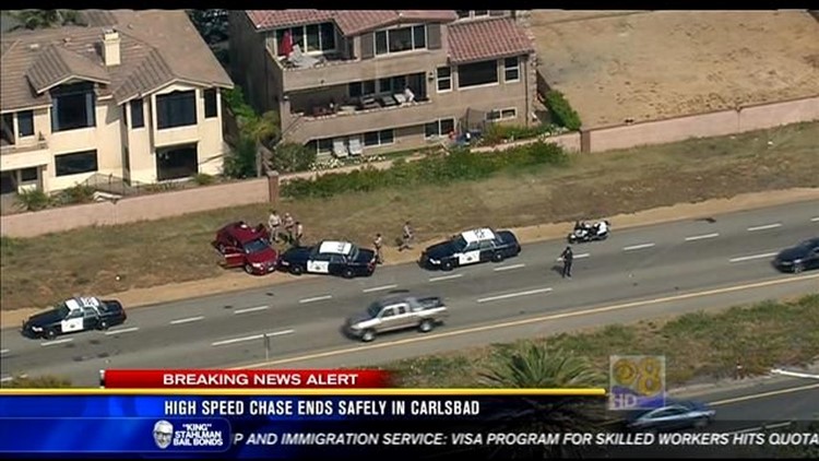 Driver who led police on high-speed chase identified | cbs8.com