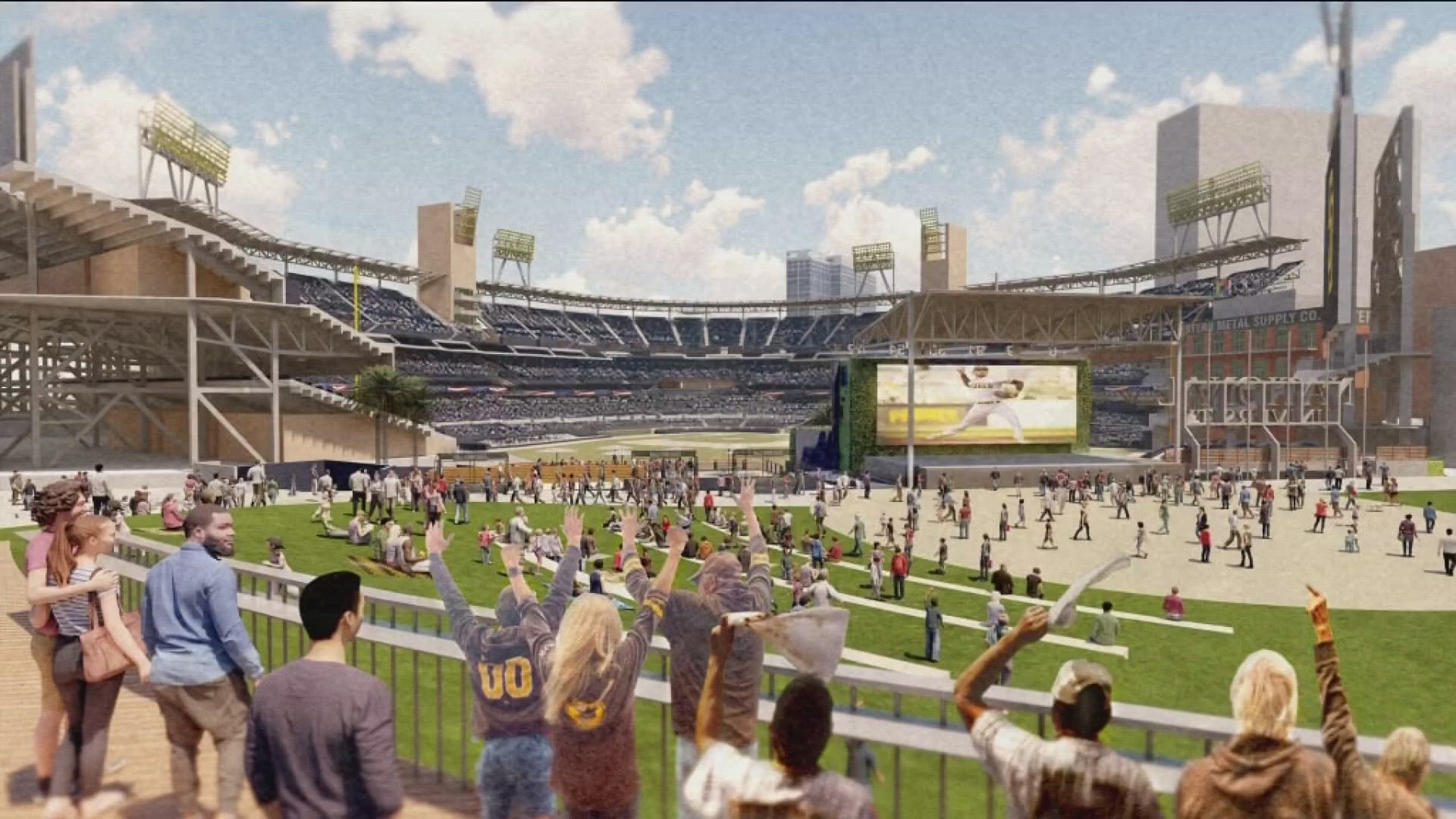 Padres Gallagher Square to get $20 Million makeover | cbs8.com