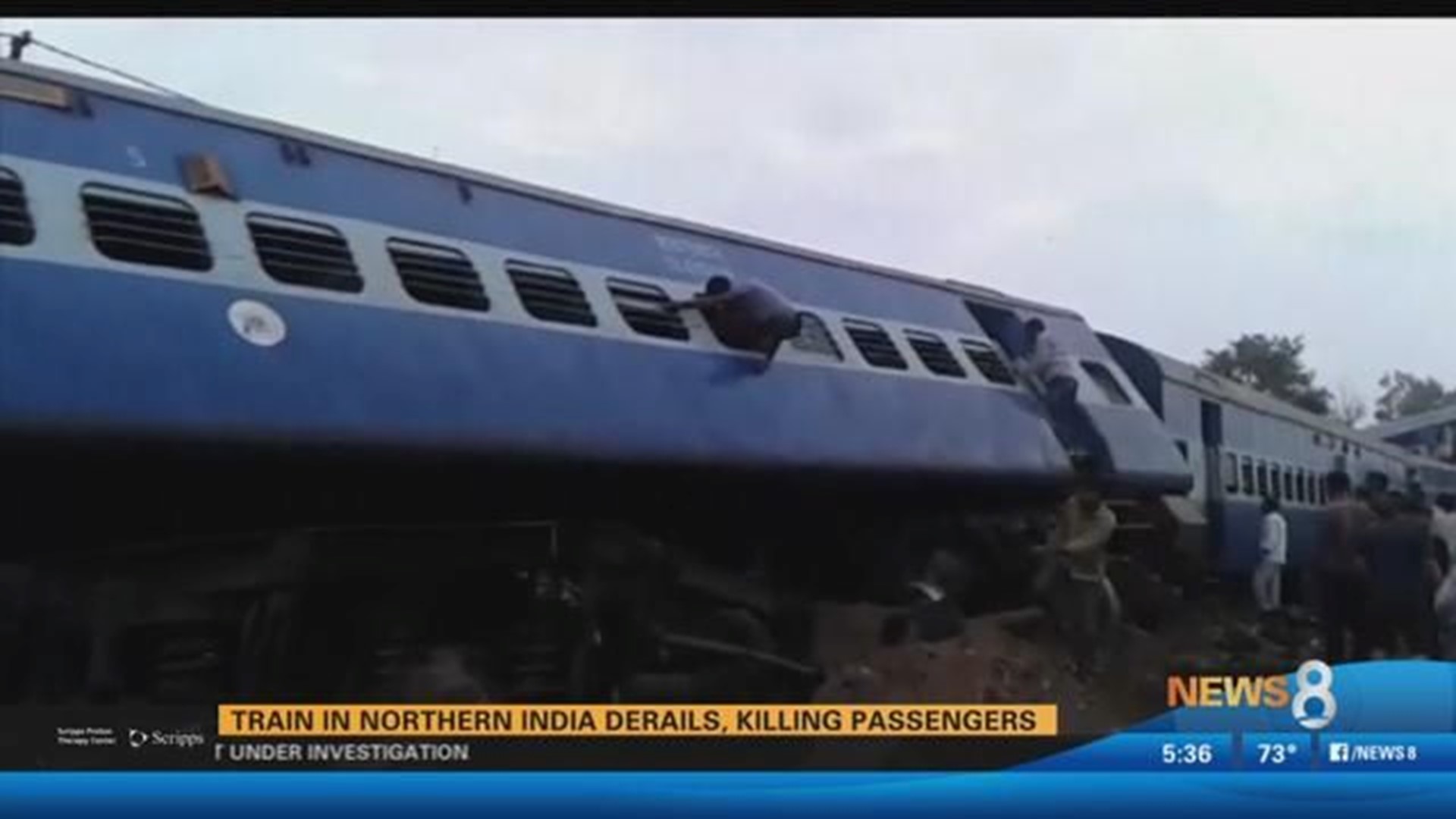 Train derails in northern India, killing at least 23 | cbs8.com
