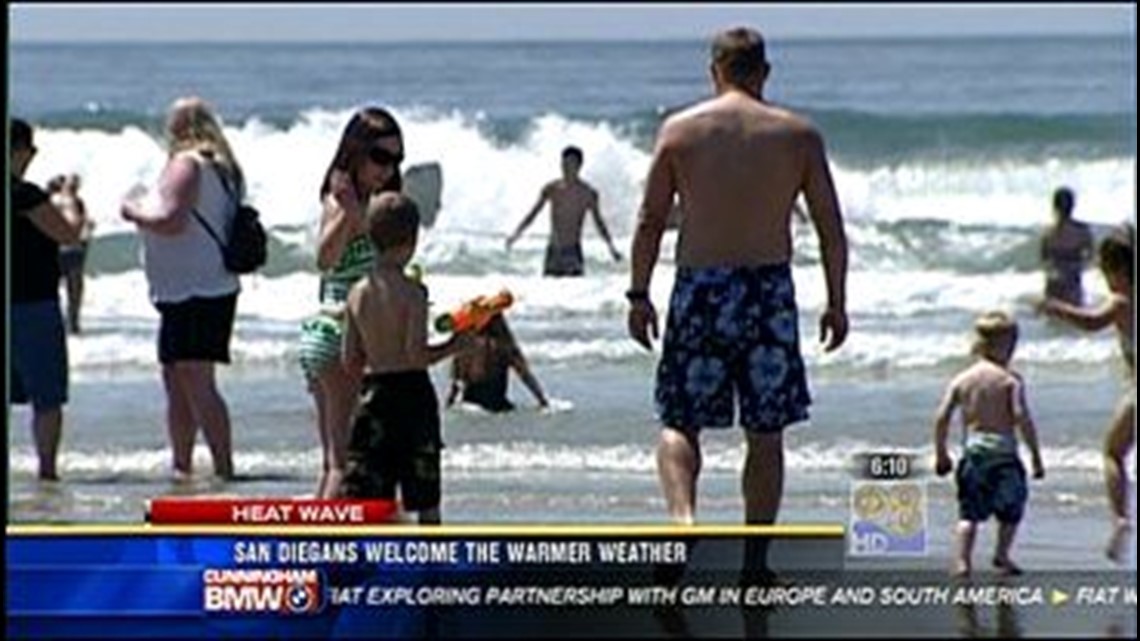 Sun and High Temps Send San Diegans to the Beaches | cbs8.com