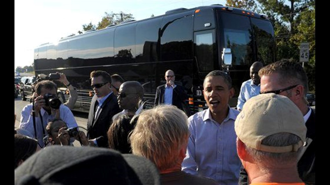 From barbecue to Bieber on Obama bus tour | cbs8.com