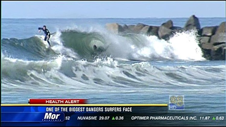 One of the biggest dangers surfers face | cbs8.com
