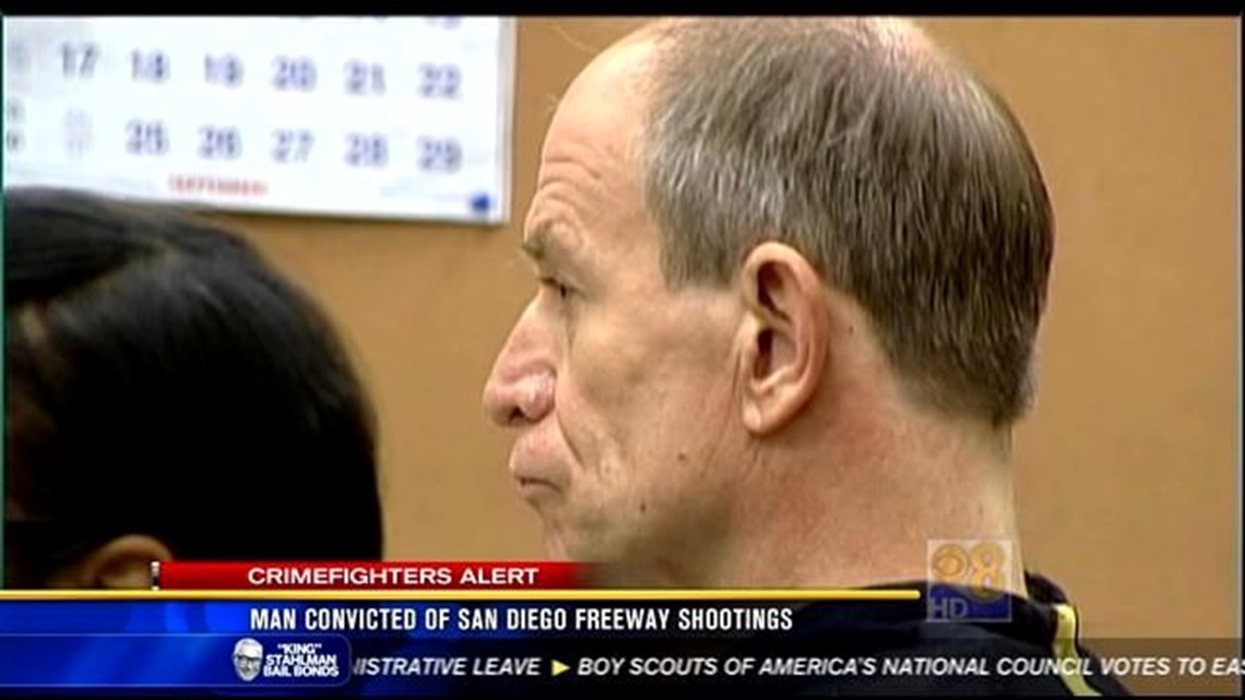Freeway shooter convicted on four counts | cbs8.com