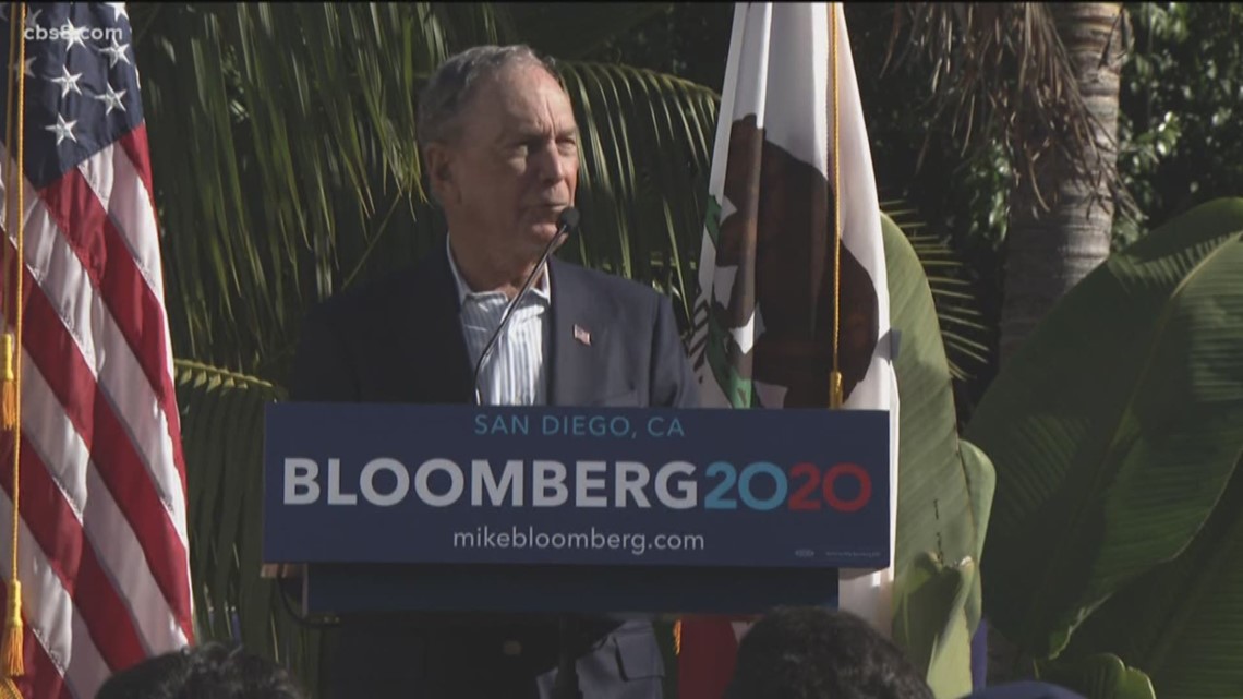 Mike Bloomberg campaigns in San Diego for first time | cbs8.com