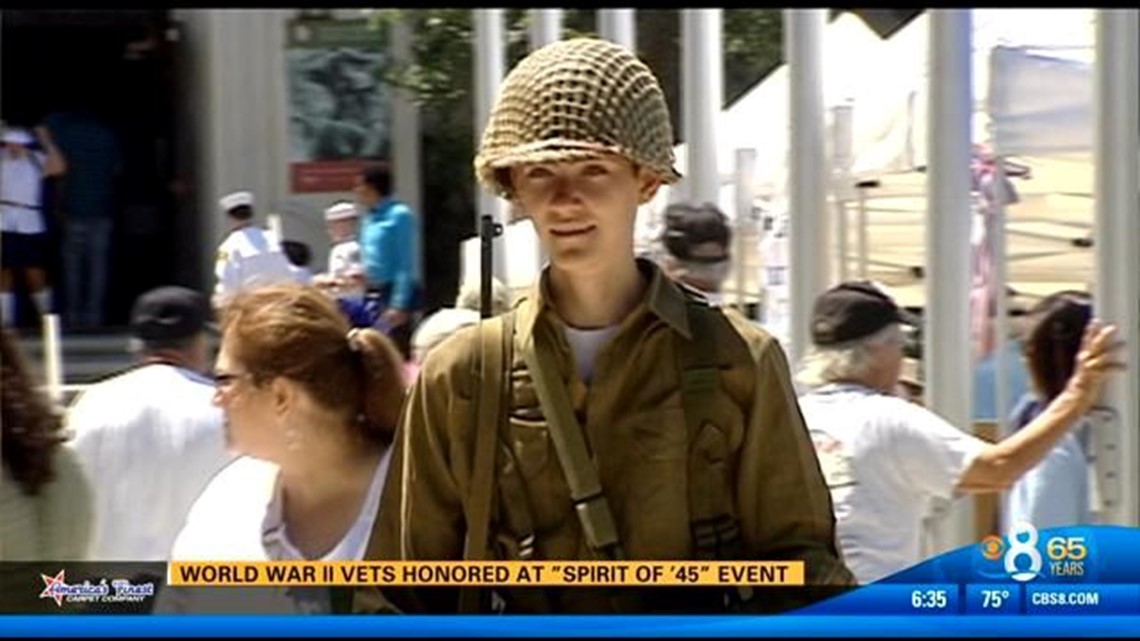World War II vets honored at Spirit of '45 event | cbs8.com