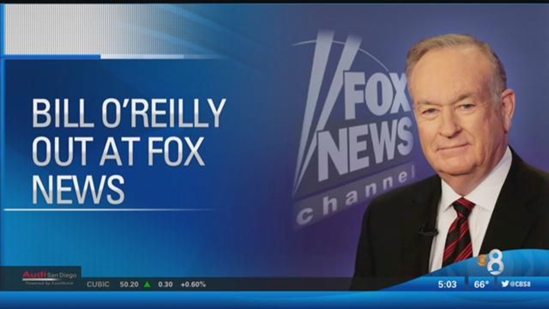 O'Reilly out at Fox News Channel, still denies allegations | cbs8.com