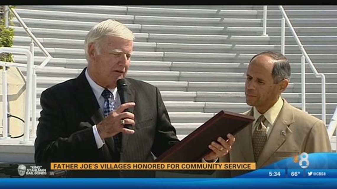 Father Joe's Villages honored for community service | cbs8.com