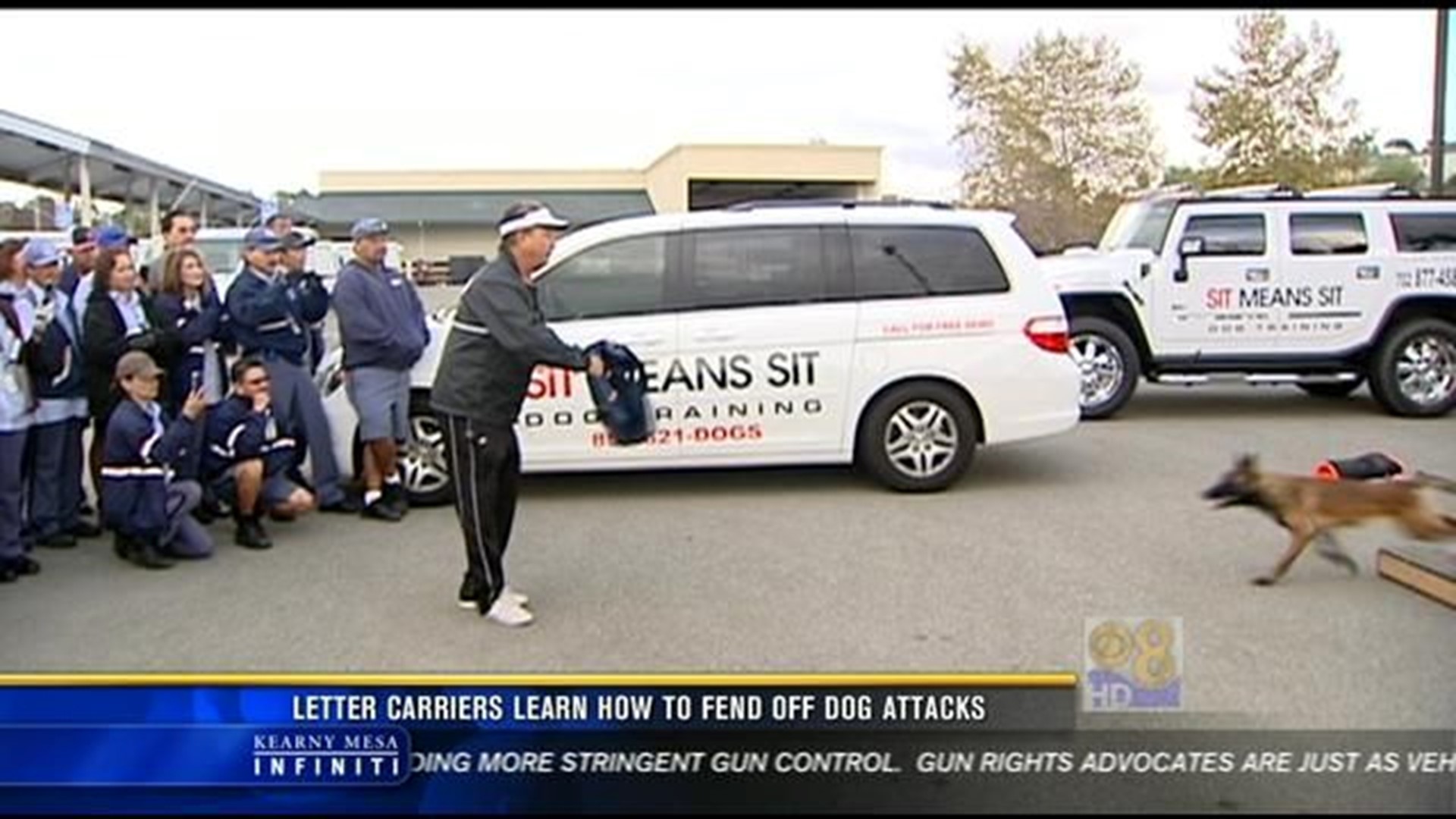 Local postal workers learn how to fend off dog attacks | cbs8.com