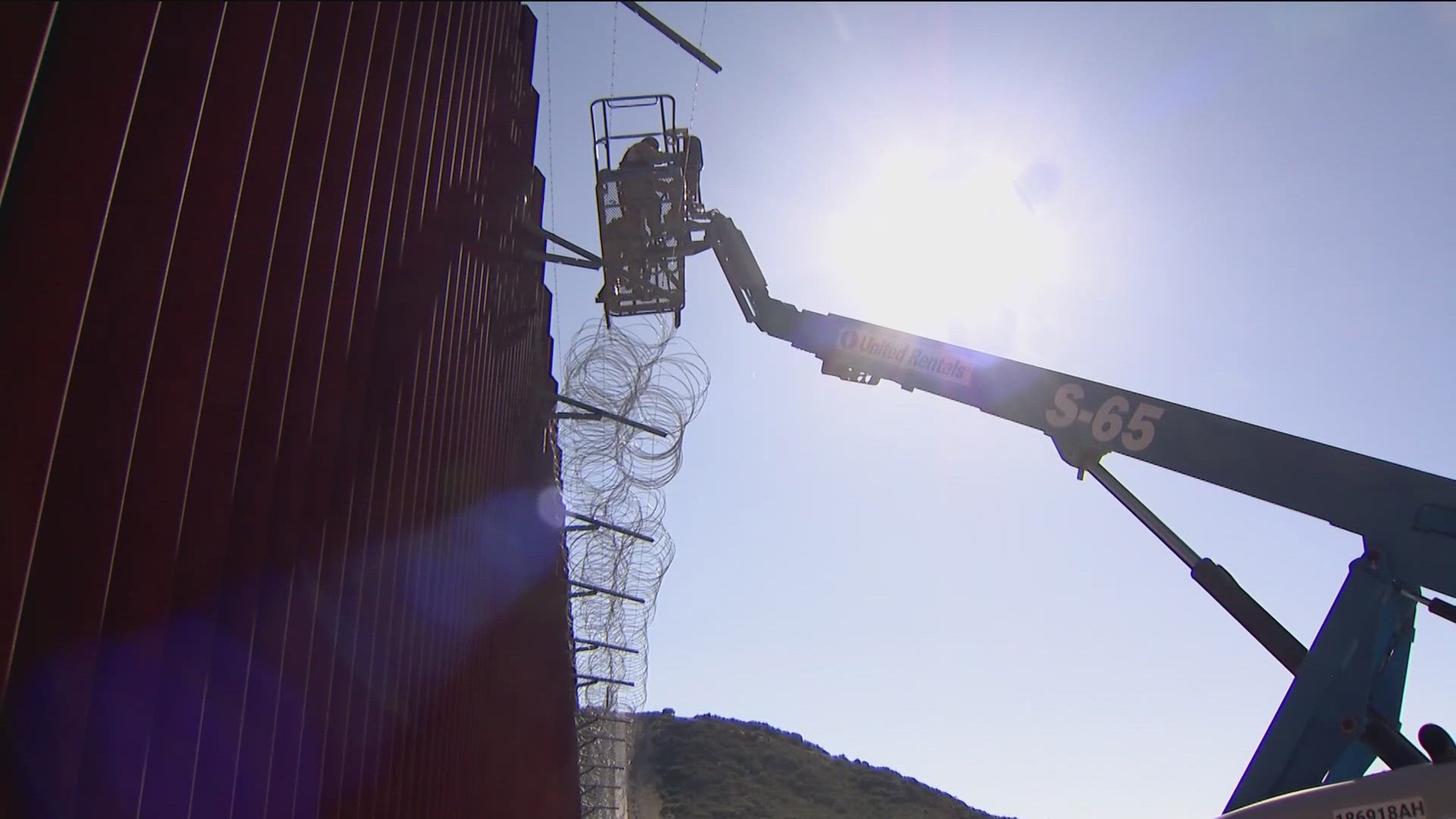 Camp Pendleton Marines reinforce Campo border wall | cbs8.com