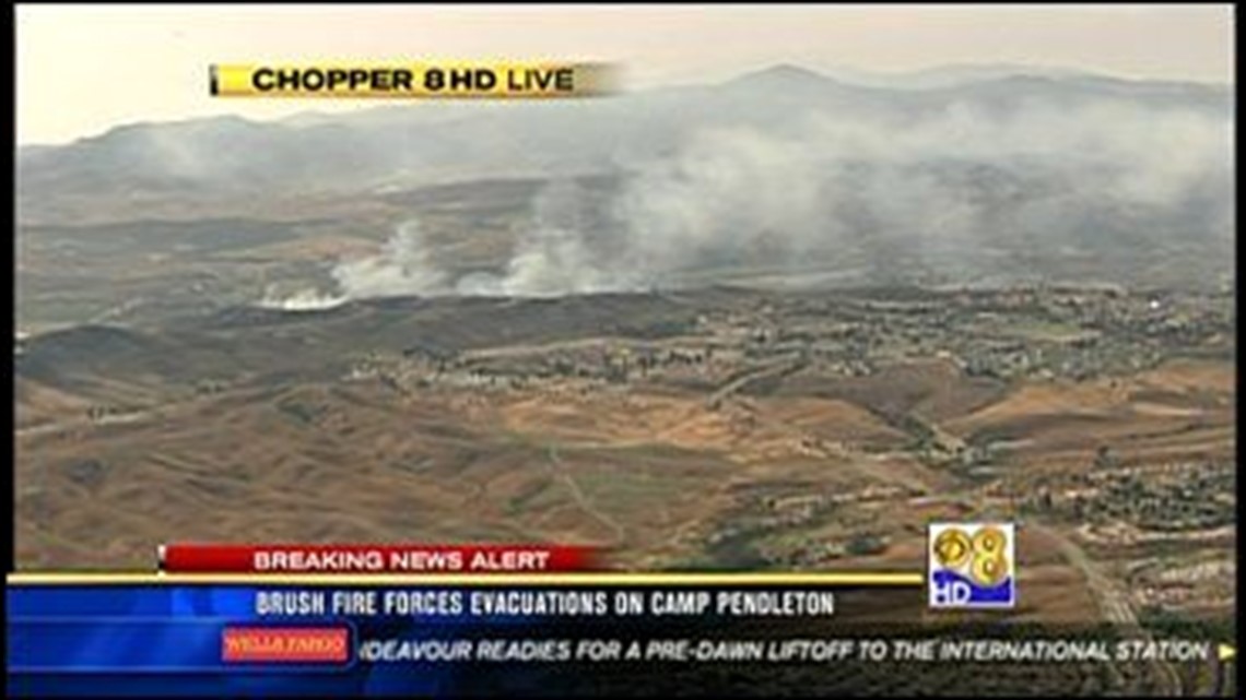 Brush Fire Threatens Structures At Camp Pendleton | cbs8.com