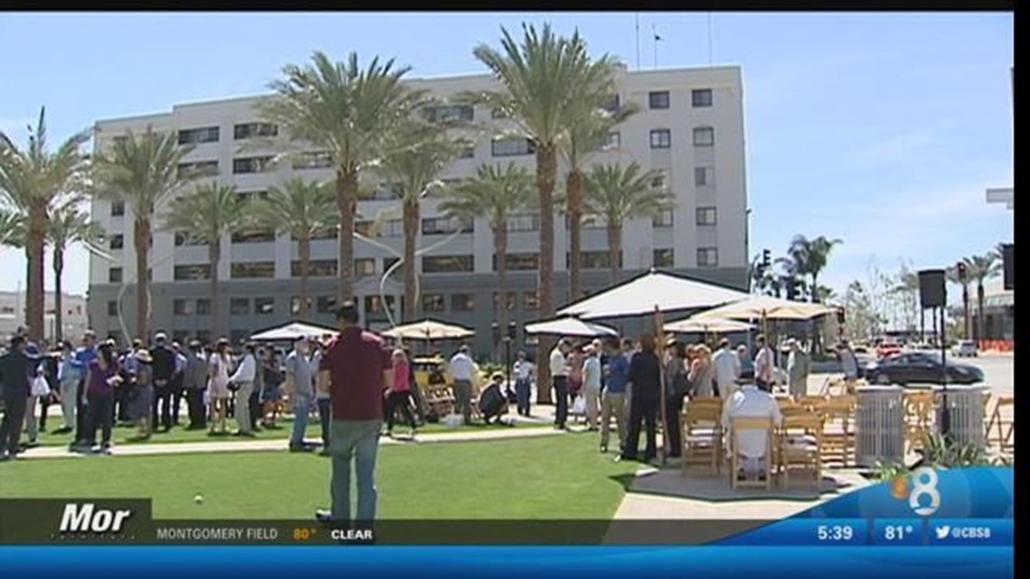 Opening day for Lane Field Park | cbs8.com