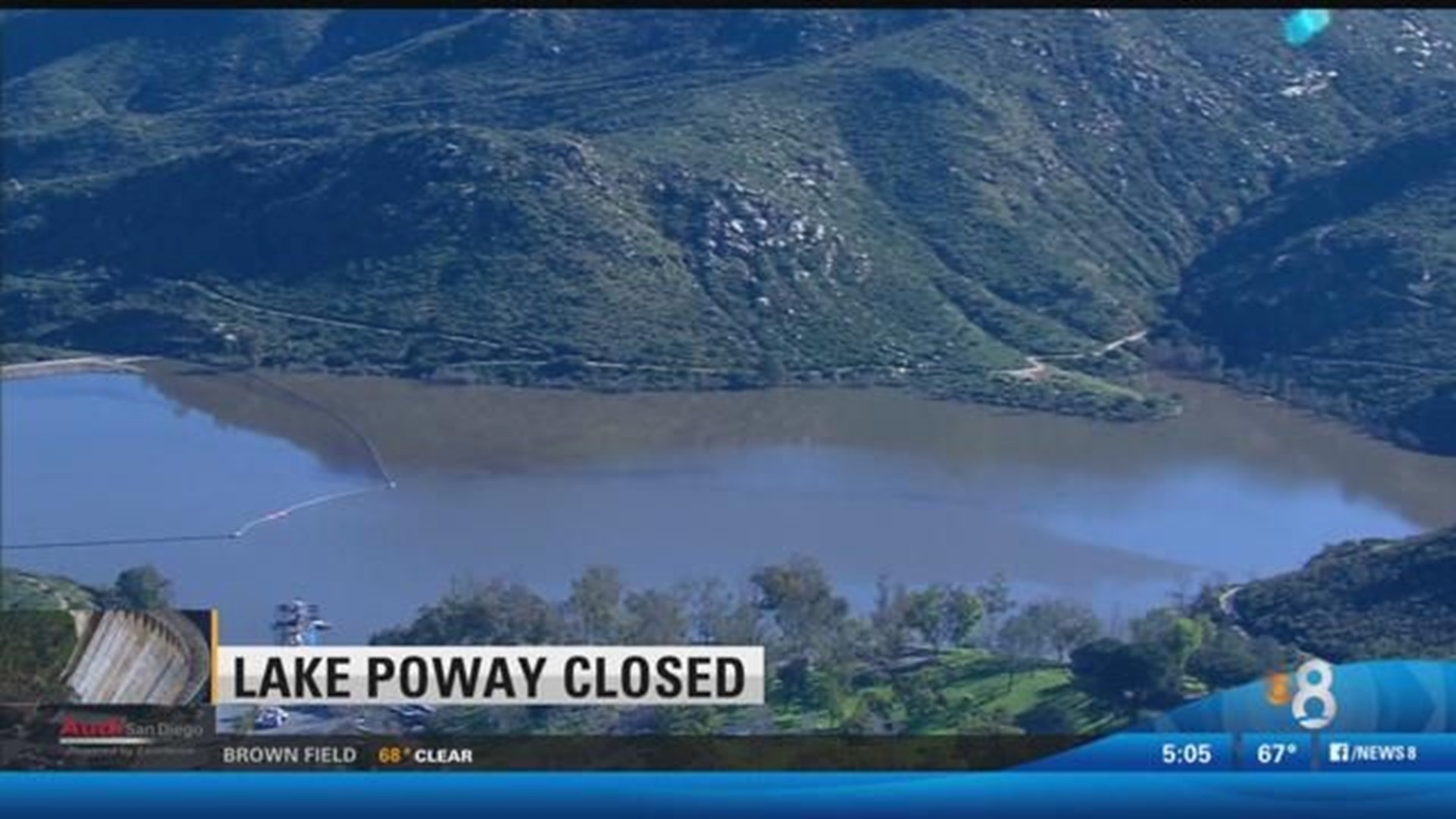 Lake Poway closed as crews inspect storm damage | cbs8.com