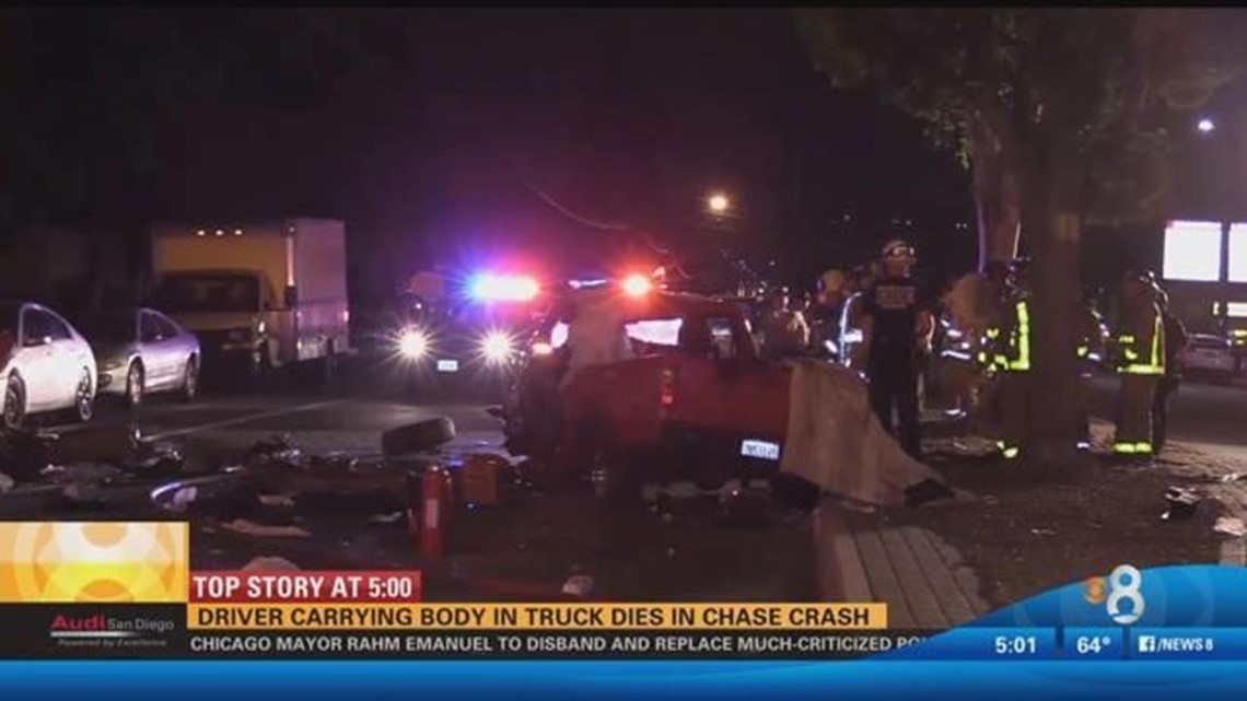 ID's released of driver killed in chase, woman found in truck | cbs8.com