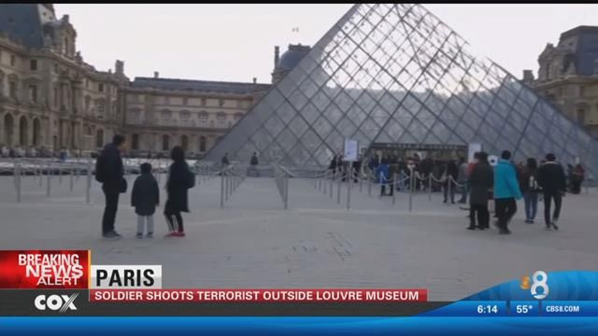 French leader: "No doubt" that Louvre attack was terror | cbs8.com