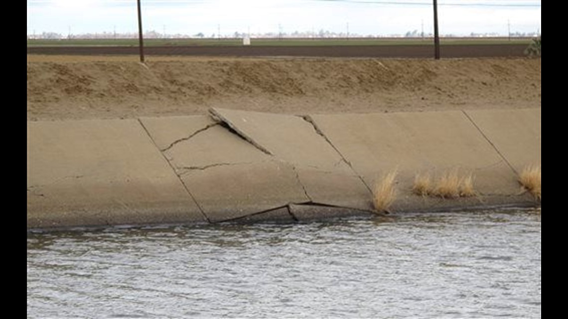 Damage from sinking land costing California billions | cbs8.com