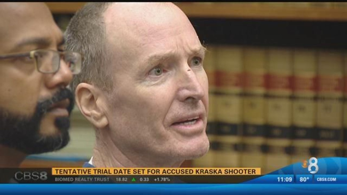 Tentative trial date set for accused Kraska shooter | cbs8.com