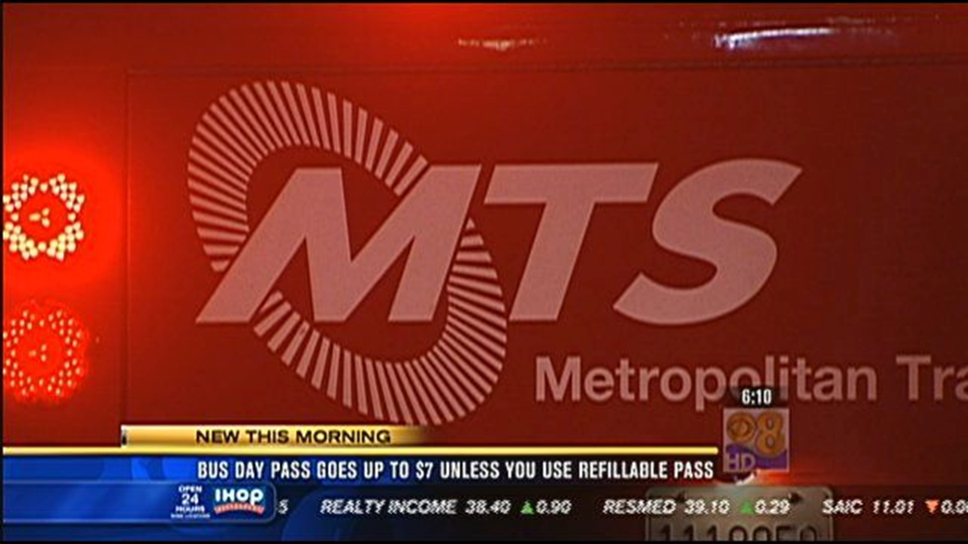 Day pass for MTS buses rises $2 | cbs8.com
