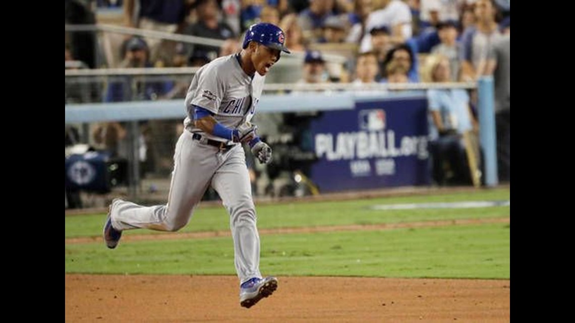 Cubs beat Dodgers 8-4, head home with 3-2 lead in NLCS | cbs8.com