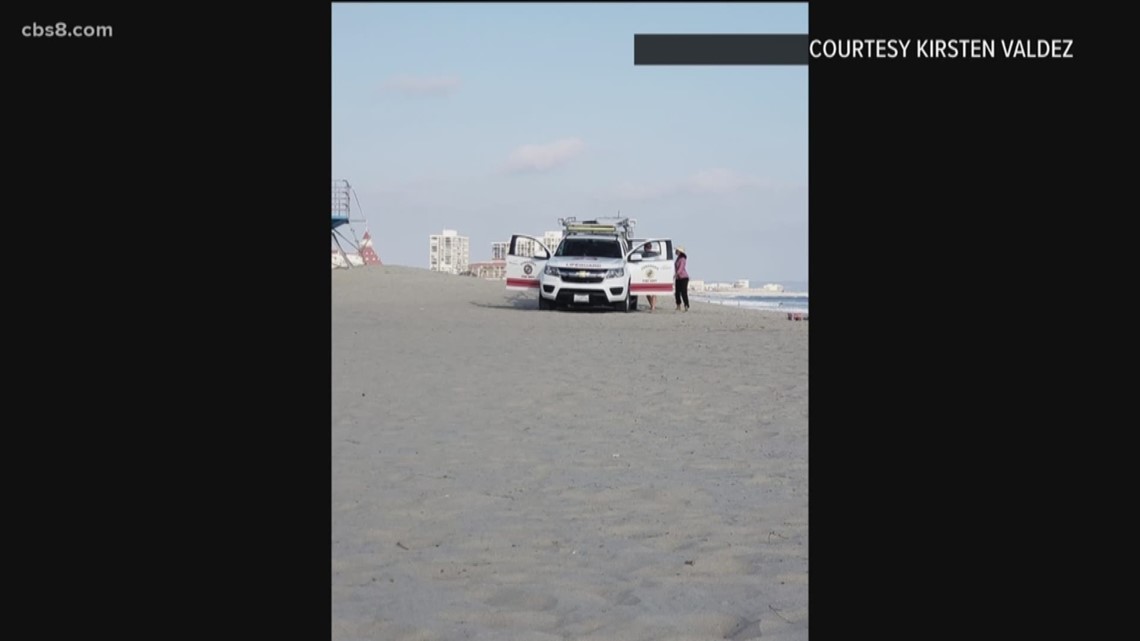 Lifeguards run over 4-year-old girl at Coronado Beach | cbs8.com