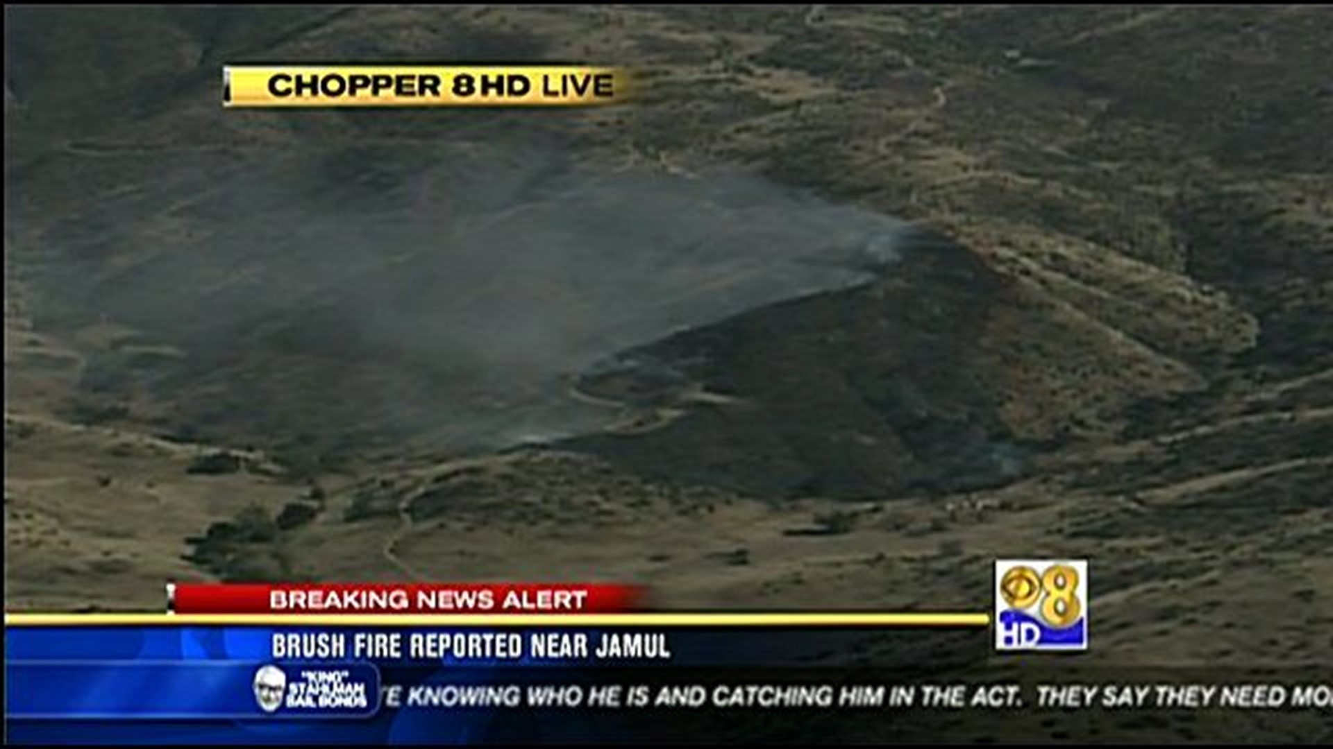 Brush fire near Jamul threatened SDG&E power lines | cbs8.com