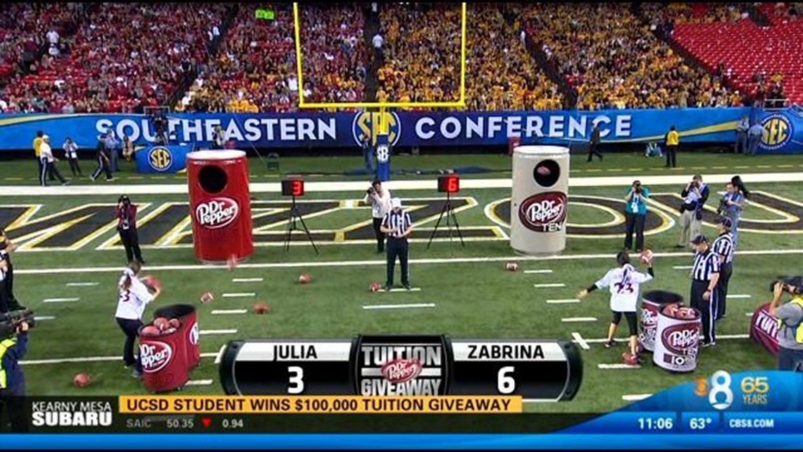 UCSD student wins $100,000 tuition giveaway | cbs8.com