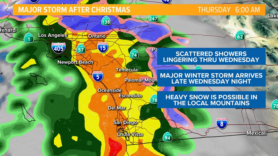 News 8 Weather Forecast Dec. 24, 2019 | cbs8.com