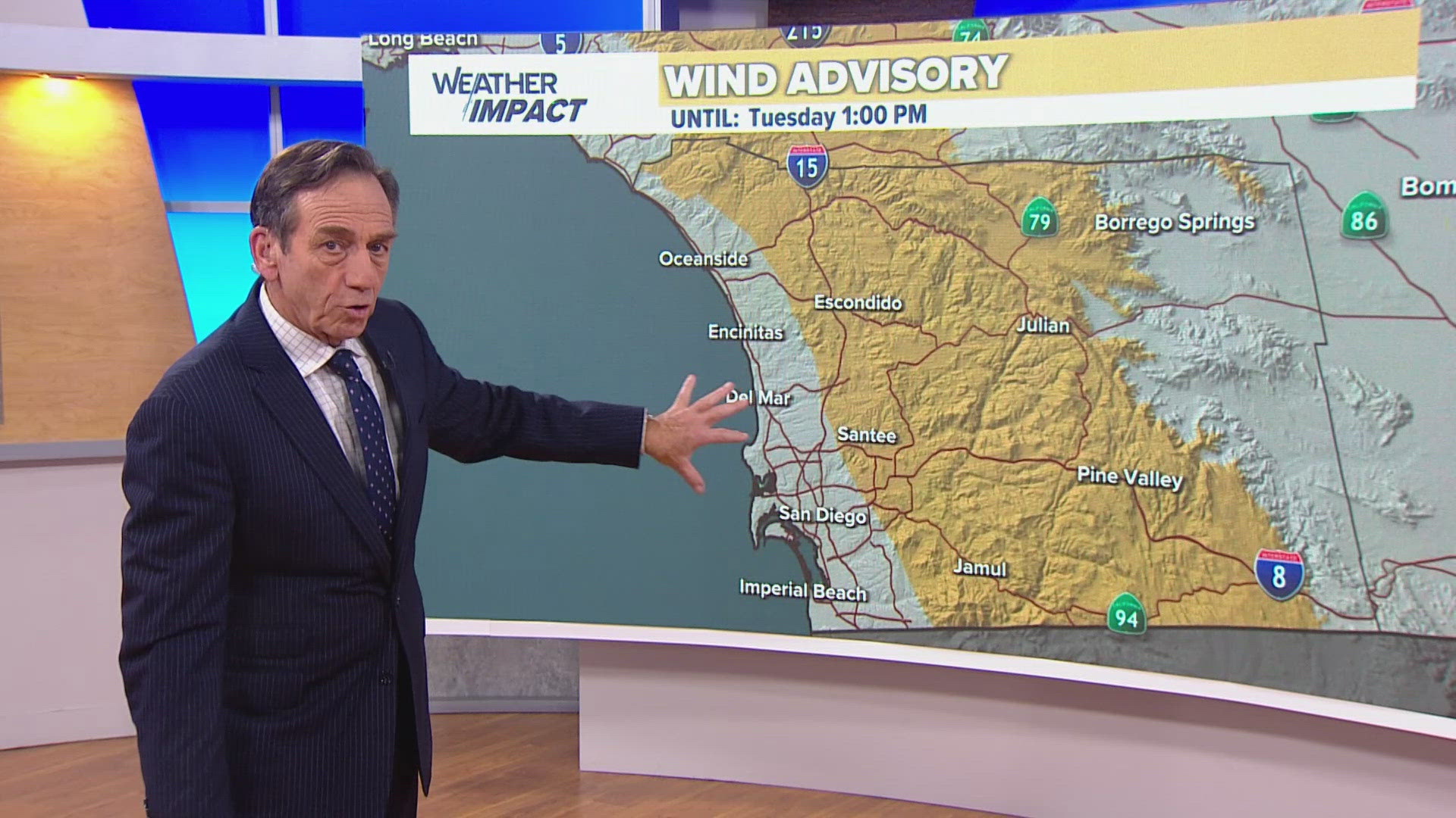 Wind advisory for mountains and valleys | San Diego Local Forecast ...