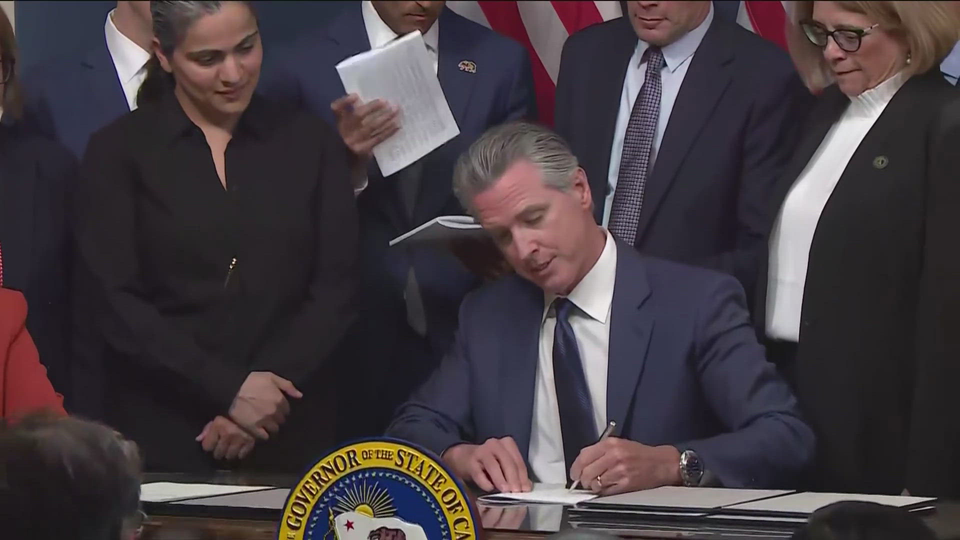 Newsom signs legislation calling special election on redrawn ...