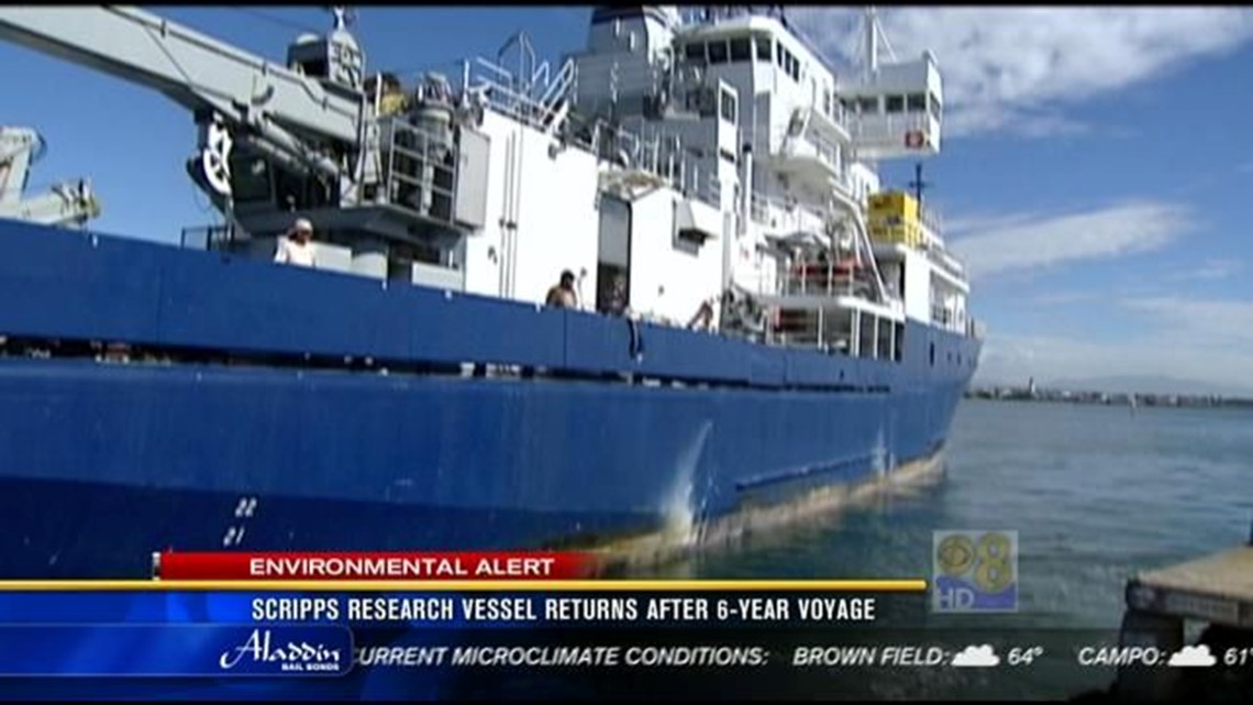 Scripps research vessel returns after 6-year voyage | cbs8.com