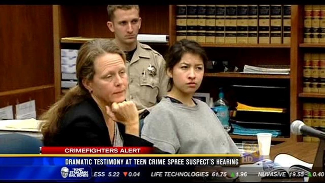 Dramatic testimony at teen crime spree suspect's hearing | cbs8.com